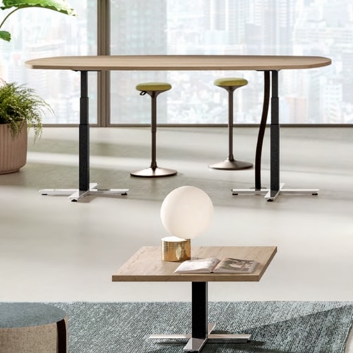 Winglet - Sit-Stand Meeting Table - Rectangular or Elliptical