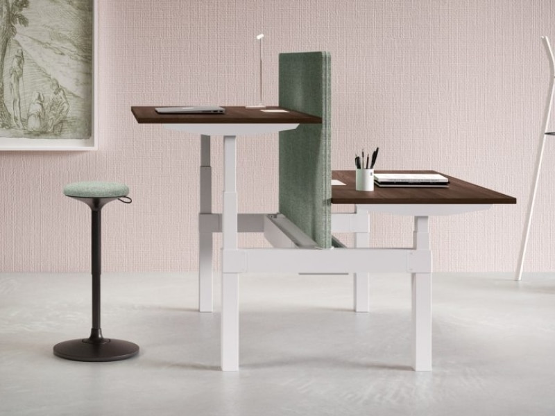Winglet Electric Sit-Stand Bench Desk | Italian Design