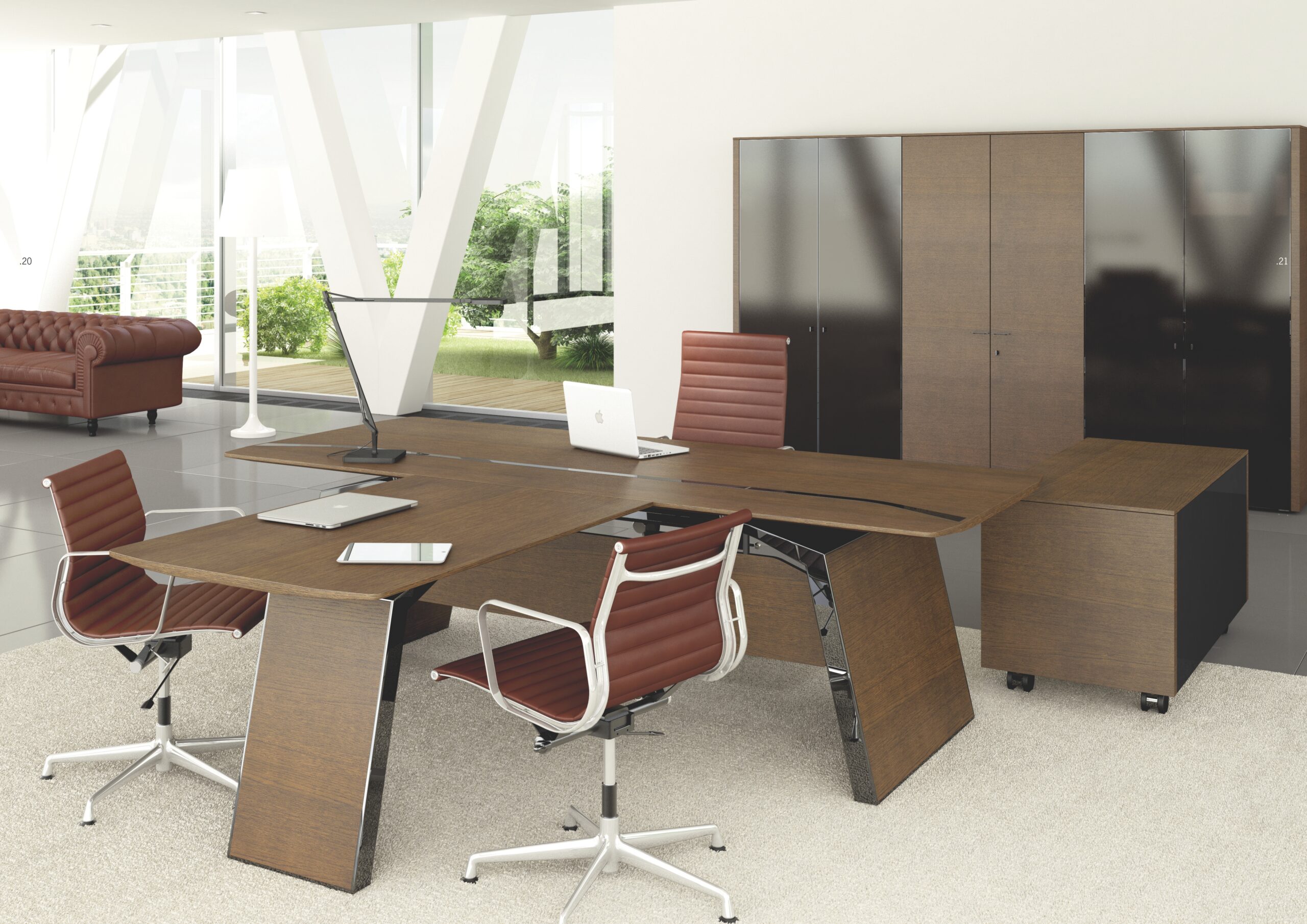 Meta - Stunning Italian Executive Desk Range - Add Office