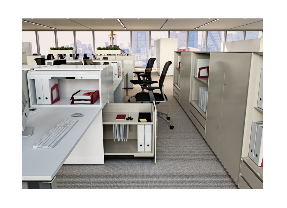 Large Vertical Filling Unit - Ideal For Partitioning the Office