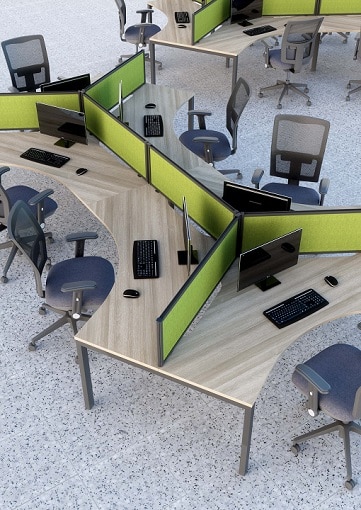 Mesa - Desk Cluster System For Busy Offices - Add Office