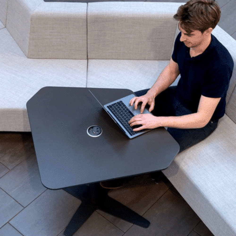 Buddy - Small & Functional Power Table - Add Office