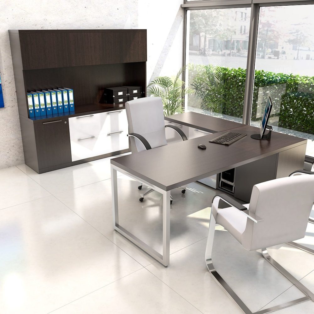 Cirrus - Individual Office Desk With Return - Add Office