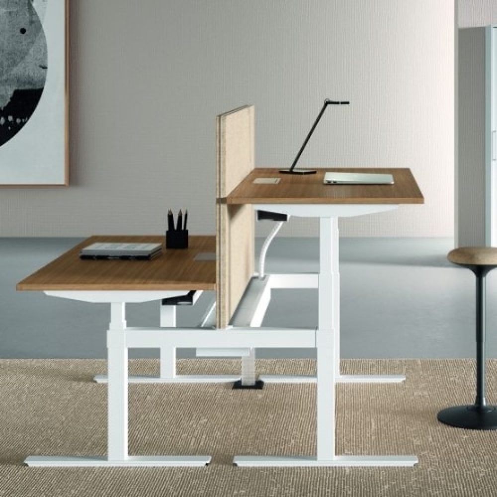 Winglet Electric Sit-Stand Bench Desk | Italian Design