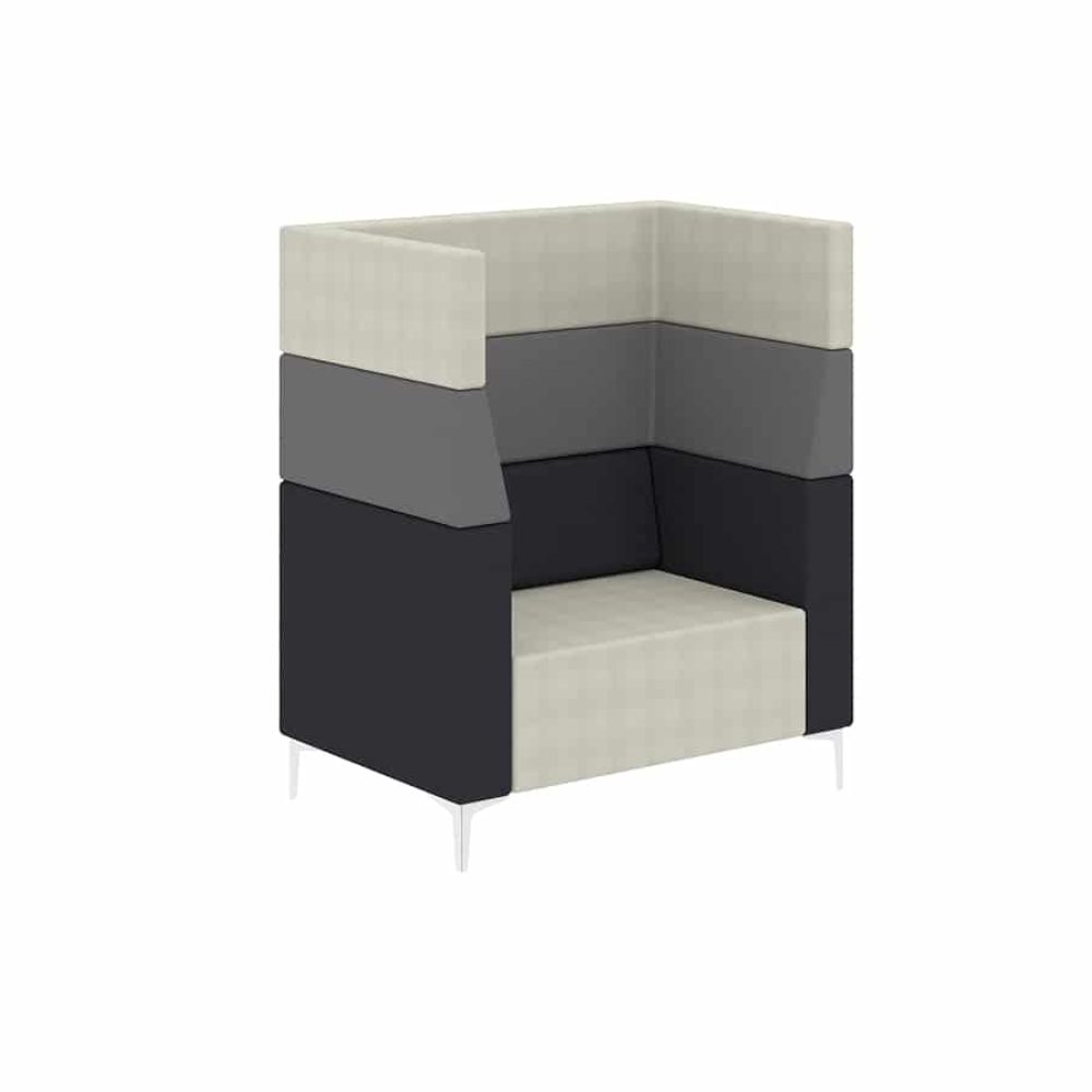 Eva High Back Modular Seating - Stylish high back breakout seating