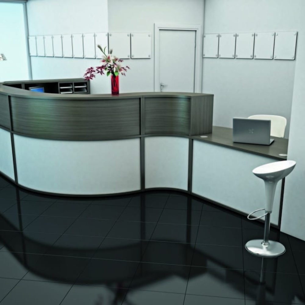 Freeflow - Large Reception Desk with Disabled Access - Add Office