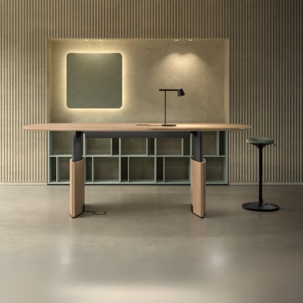 Eleva - Height Adjustable Meeting Table - Add Office