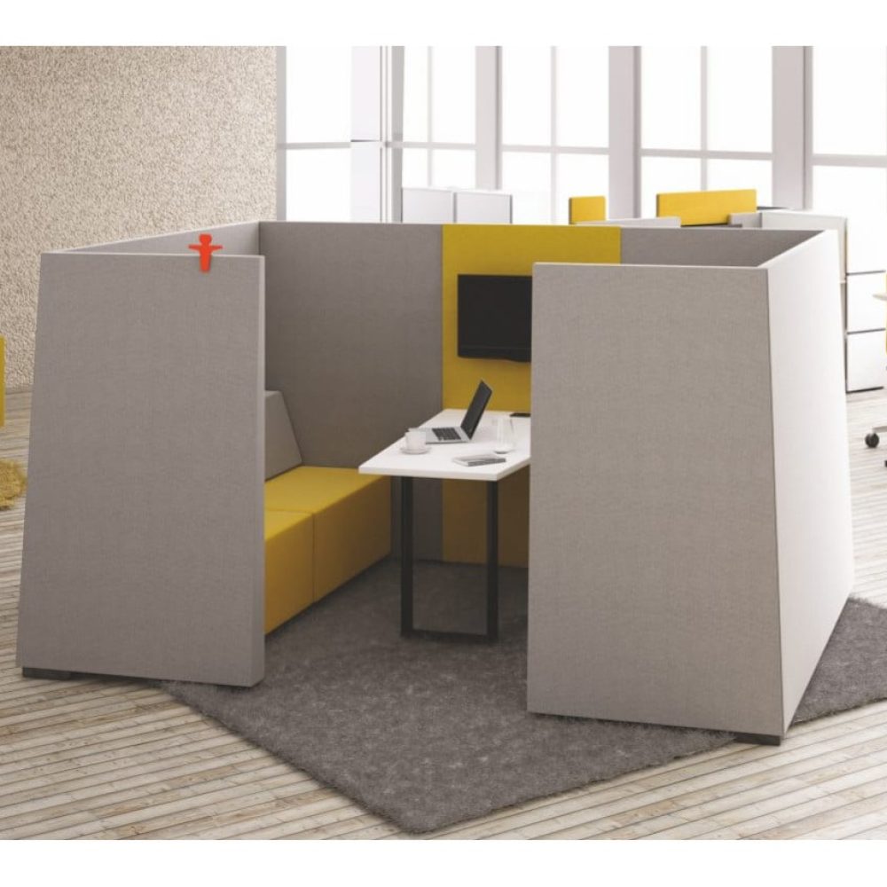 Soft Seating Office Booth - Brilliant For Segregated Working