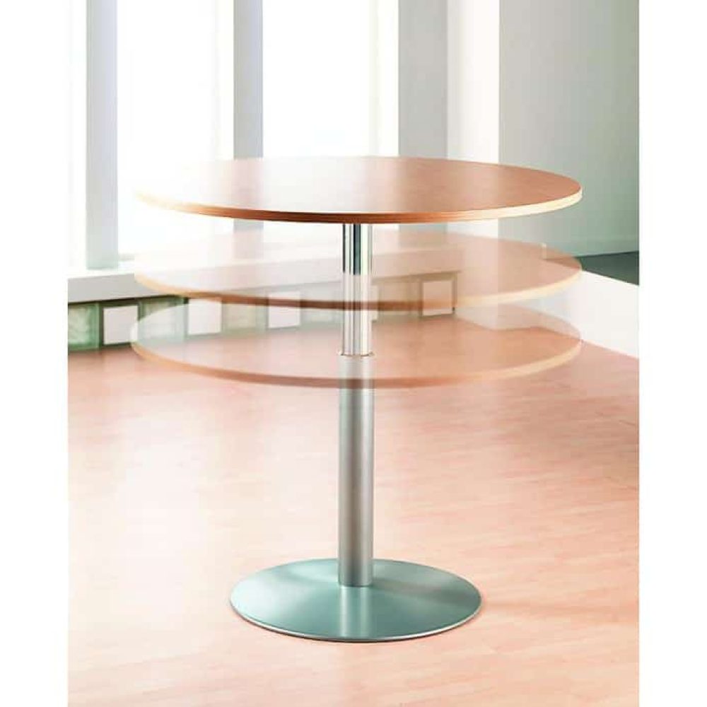 Height Adjustable Meeting Chair - Functional Circular Meeting Table