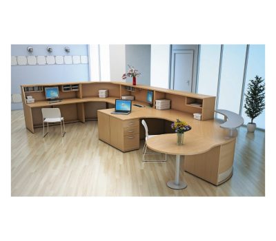 Multiflow - Recepetion Desk with Extension | ADD office