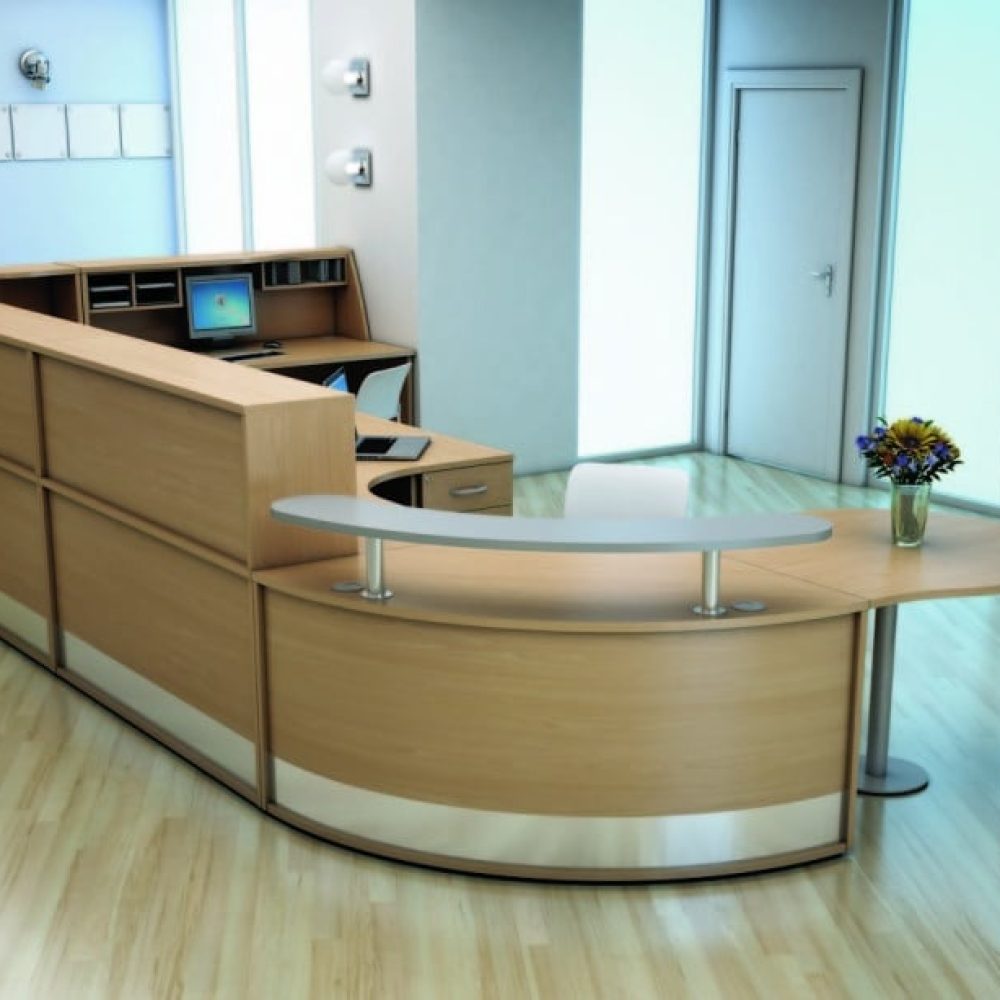 Multiflow - Recepetion Desk with Extension | ADD office