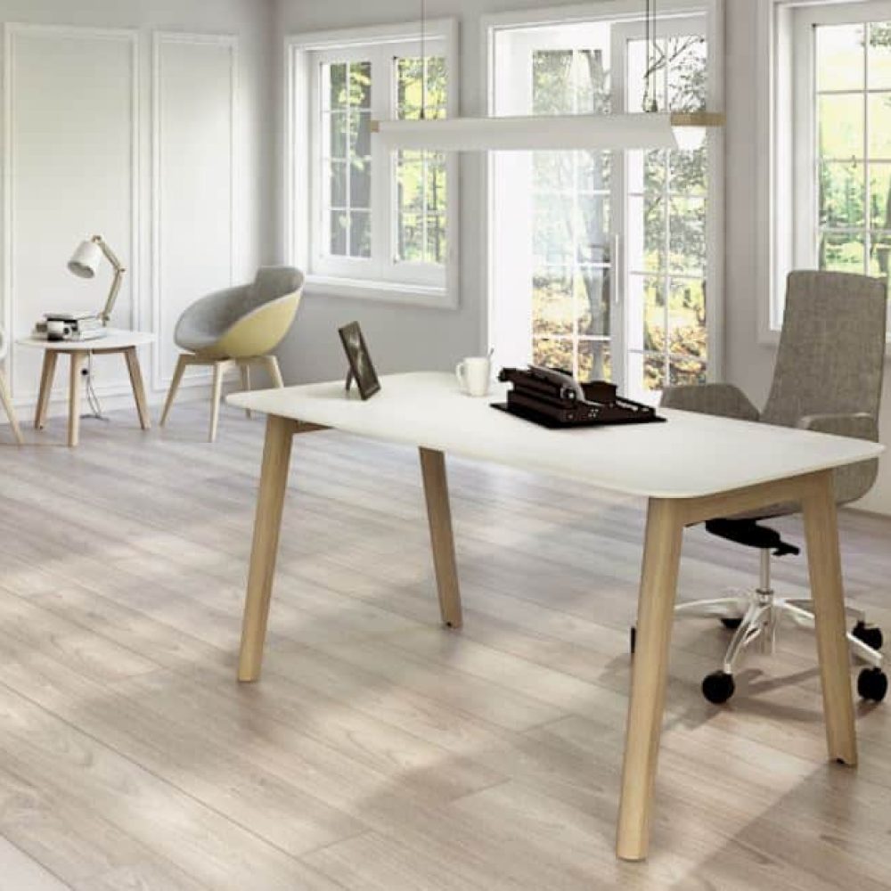 Nova - Modern Wood Frame Desk At Affordable Price - Add Office