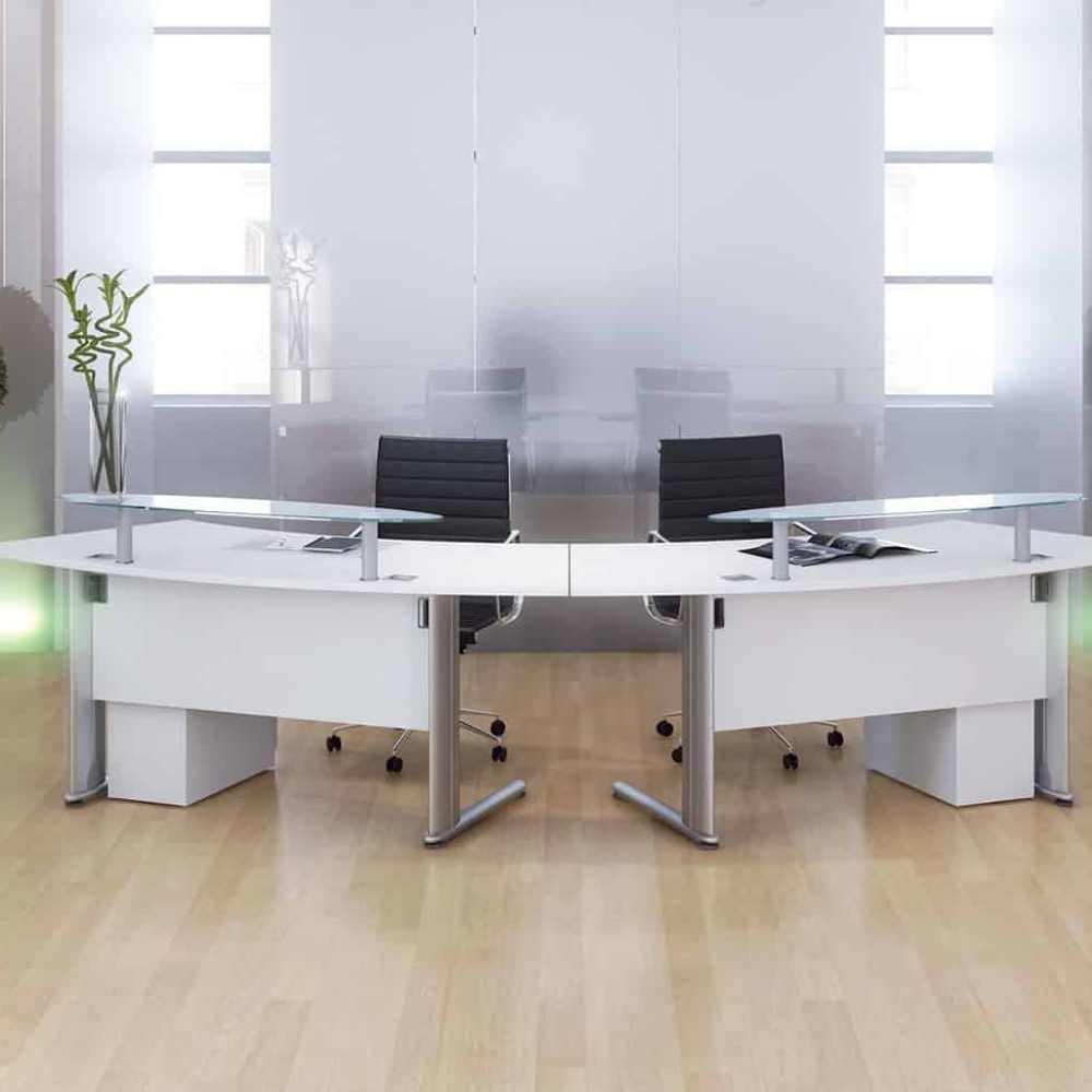 Curved Reception Desk - A simple and stylish solution | The Optus