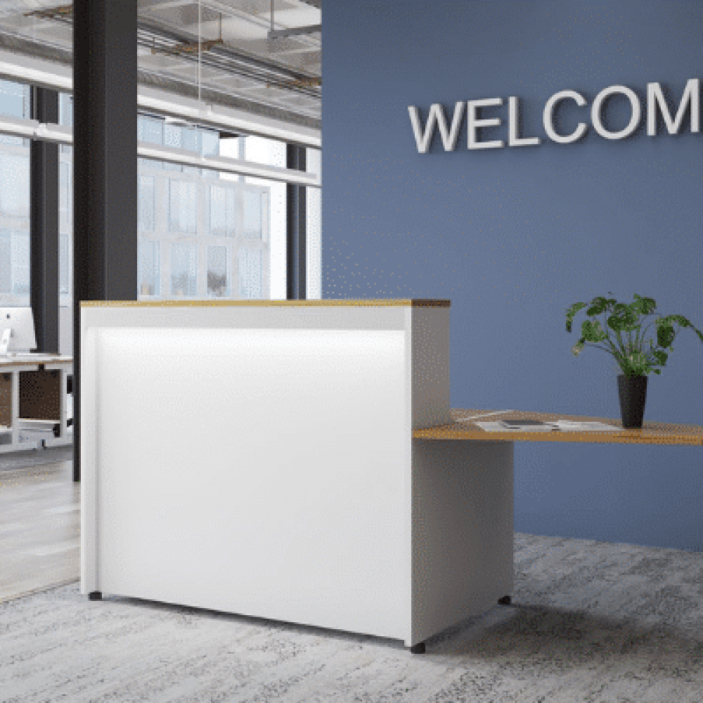 Piano - Standalone Reception Desk with Optional Extension - Add Office