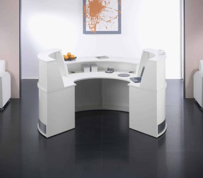 Uniflow - Small Circular Reception Desk - Add Office