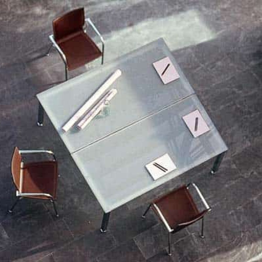 Vitalis - Glass Meeting Table for a small office. View it here.